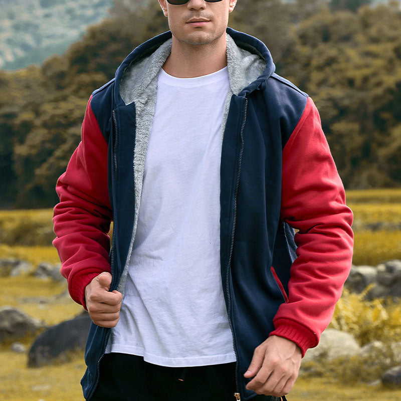 Men's Classic Warm Faux Fleece Jacket – furanshop