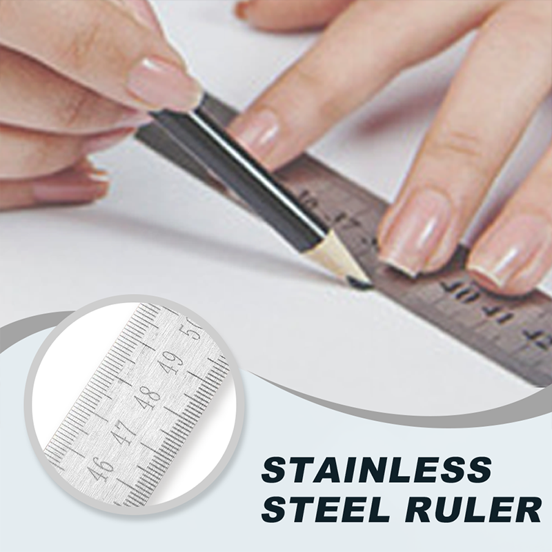 Multifunctional Portable Self-Defense Stainless Steel Ruler – furanshop