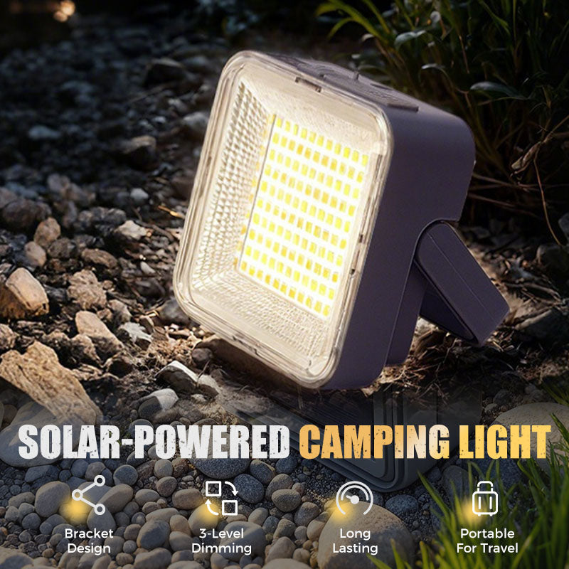 Portable & Waterproof Solar-Powered Camping Light – furanshop